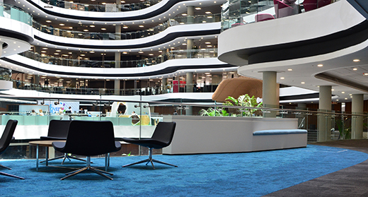 Sustainable modular flooring for Discovery’s office