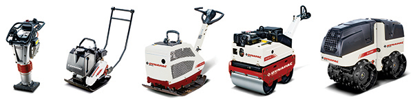 Full range of Light Compaction equipment