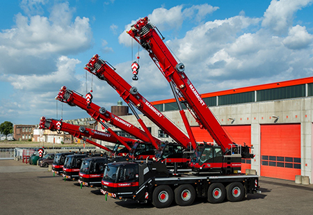 Manitowoc delivers five new Grove GMK4090 to Mammoet