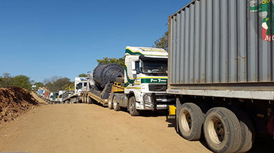 Processing plant arrives on site at tungsten project