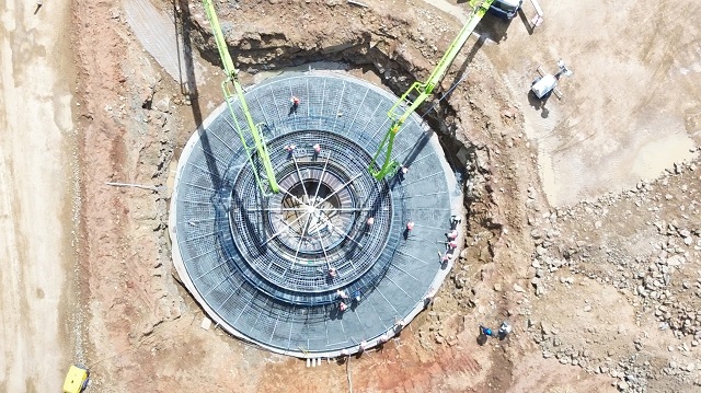 Concor completes innovative turbine foundations at San Kraal