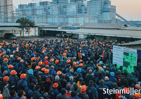 Steinmüller Africa teams at Kriel and Majuba Hit 1 million RCR‑free hours